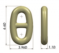 Enlarged End Link | Ex-stock Available For Chain Accessories | Pilotfits